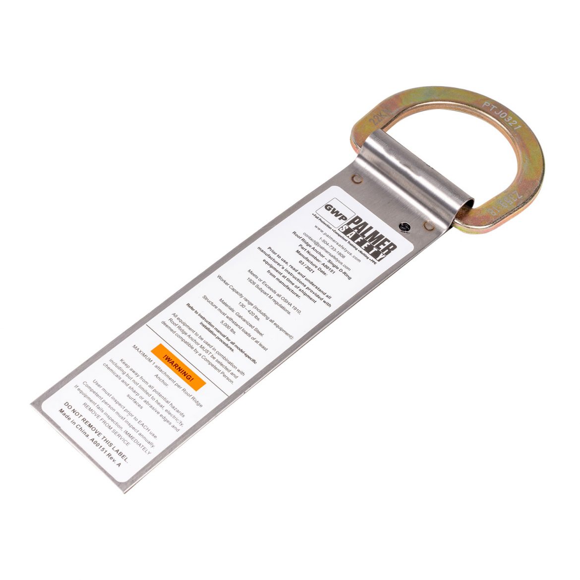 Anchor Roof Ridge Single – Palmer Safety