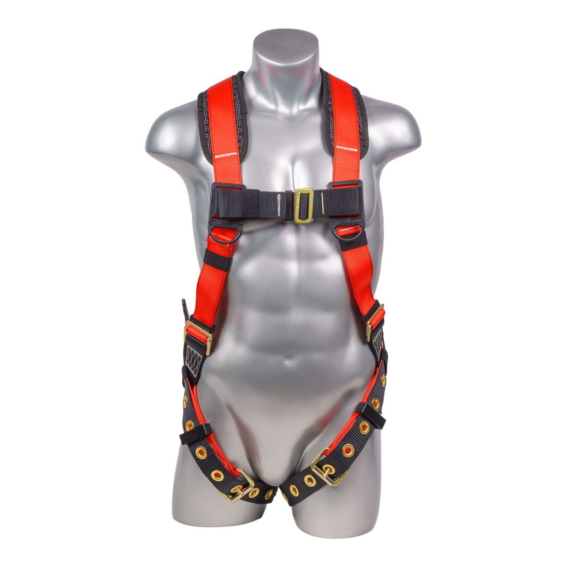 Mako™ Series Harness 5pt., Front/Back/Side D-Rings, Tongue and Buckle ...