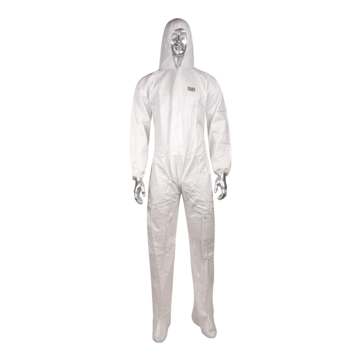 White Microporous Disposable Coveralls with Hood and Booties – Palmer ...